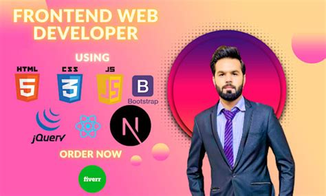 Build Frontend Web Developer Html Css Javascript Bootstrap By