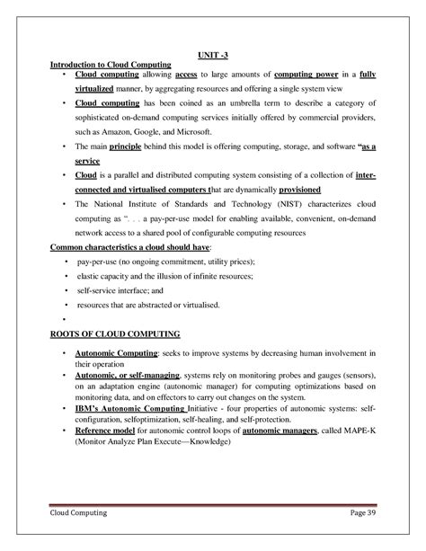 Introduction To Cloud Computing The Main Principle Behind This Model