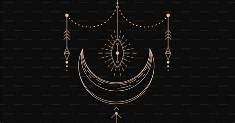 점성술과 밀교 가는 선 태양 별 줄무늬 및 점이 있는 미드 센추리 스타일 포스터 벡터 Unsplash의 블랙 색상 이미지