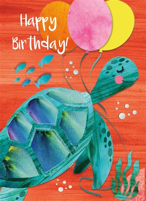 Turtle Happy Birthday By Rocket 68 Cardly