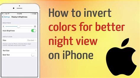 How To Invert Colors On IPhone And IPad For Better Night View YouTube
