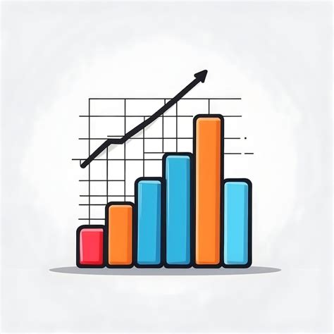 Premium Photo Bar Graph Icon Business Chart Data Visualization Graph