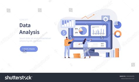 Characters Analyzing Graphs Charts Diagrams People Stock Vector Royalty Free 1995036395