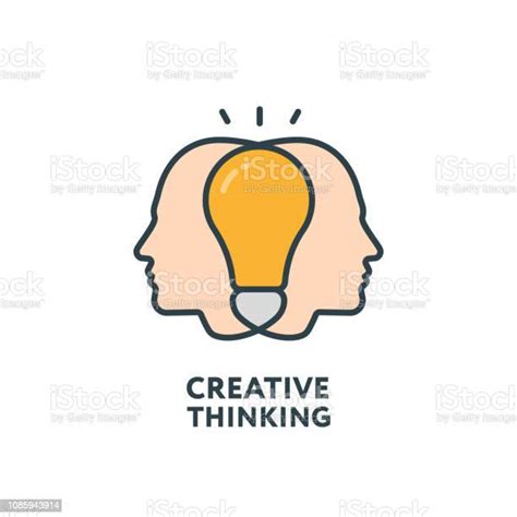 창의적인 최소한의 색상 플랫 라인 개요 스트로크 아이콘 그림 기호 집합된 컬렉션을 생각 하는 집단을 브레인 스토밍 과학에 대한 스톡 벡터 아트 및 기타 이미지 Istock