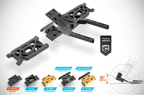 Red RC Xray SCX Th Short Course Wd Chassis