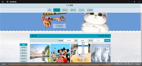 基于ssmvue个人博客开题报告程序论文java Csdn博客