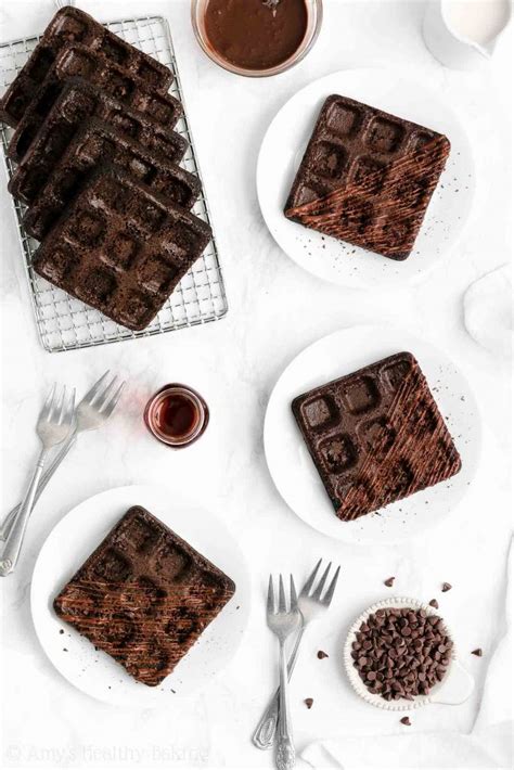 The Ultimate Healthy Chocolate Waffles Amys Healthy Baking