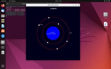 Github Manjesh2022cgl Project Computer Graphics Laboratory Project On Atom Simulation