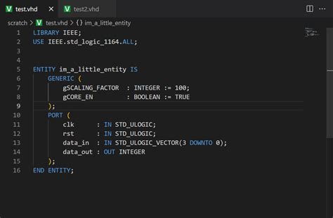 Github Sabeelmvhdl Entity Converter Convert A Vhdl Entity Into A