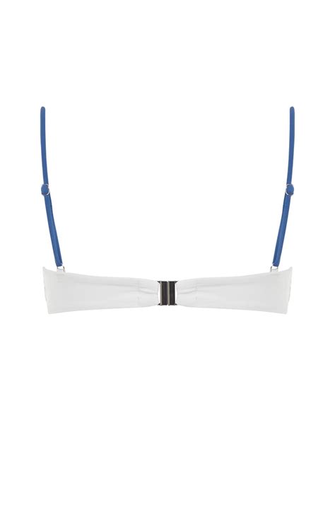 Jeanie Bikini Top White With Jéan