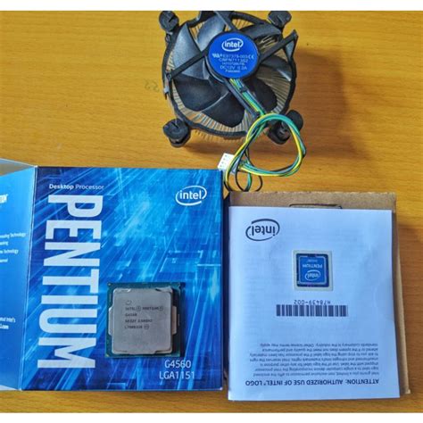 Jual Processor Intel Pentium G4560 3 5ghz Kabylake Fullset Shopee Indonesia