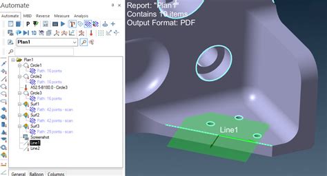 Set Axis For Lines From CAD Plane D Metrology Software Training And CMMs