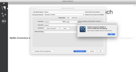 solución can t connect to mysql server on 127 0 0 1 61