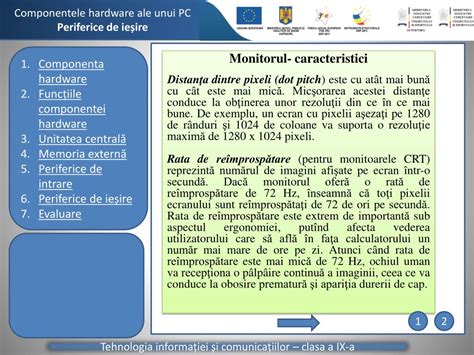 Ppt Componentele Hardware Ale Unui Calculator Powerpoint Presentation Id 6218127