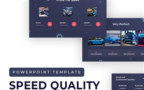 Speed Quality Presentation PowerPoint Template