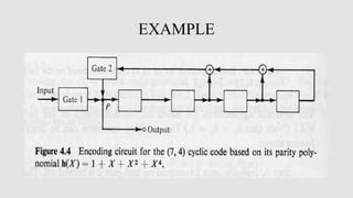 DIGITAL COMMUNICATION ENCODING AND DECODING OF CYCLIC CODE PPTX