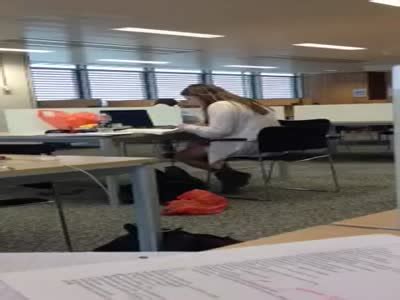 Girl Doesn T Know How To Turn Off Erotic Video