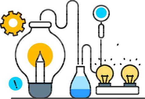 Science Developed Or Process Create Electricity Energy Light Experiment
