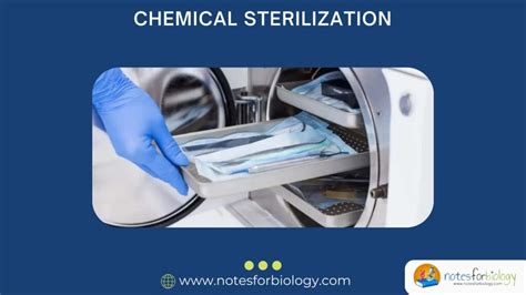 Chemical Sterilization Best Biology Notes Reference