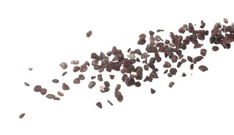 물고기 탱크 장식 바위 돌 자갈 파리 폭발 가을 붉은 돌 바위 폭발 추상 구름 비행 지상 층에 대한 공중에서 튀기 흰색 배경