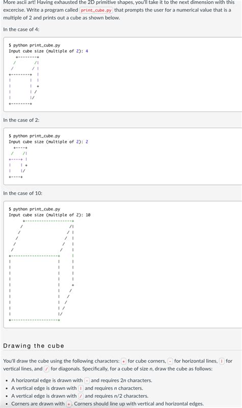 Solved More Ascii Art Having Exhausted The 2d Primitive