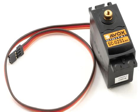 SAVOX SC 0251MG Metal Gear STD Size Digital Servo Savox Size 16kg Cm 0 18 Sec Redline Performance