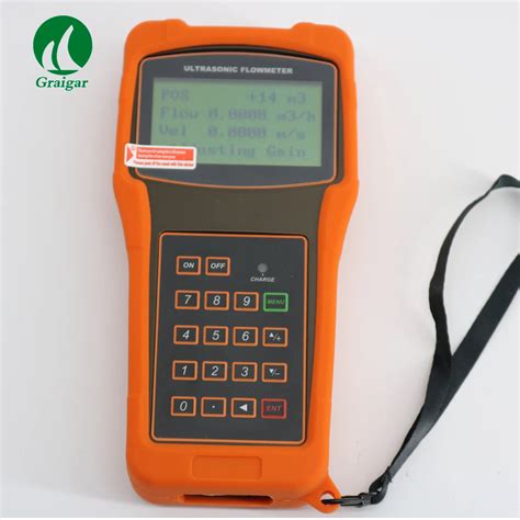 Portable Ultrasonic Flow Meter TUF H With TM Transducer DN Mm Handheld Flowmeter In