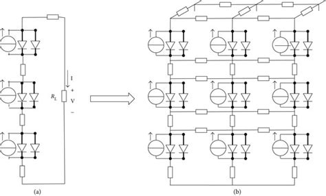 The Circuit Network Model Of Triple Junction Cells Under Nonuniform Download Scientific Diagram