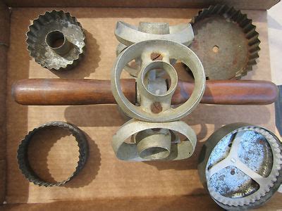 Antique Vintage Houpt Revolving Donut Cutter And Biscuit Cookie
