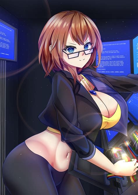 Busty Anime Girl Jaakuna The Sexy Agent Of Arrogance Etsy