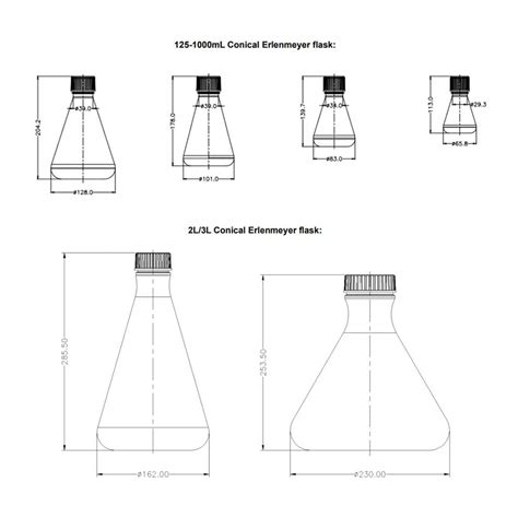 Nest Scientific Sterile Erlenmeyer Flask Pc Flat Bottom