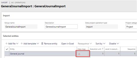 Import General Journals Via Data Management In Dynamics 365 For Finance