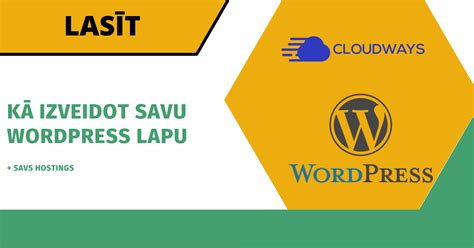how to build your wordpress website on cloudways hosting