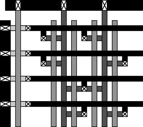 The Layout Of A ROM Decoder Download Scientific Diagram