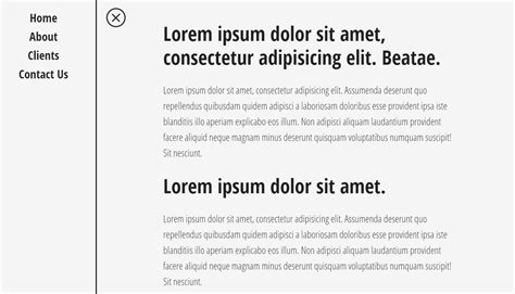 22 Javascript Off Canvas Menu Examples Onaircode