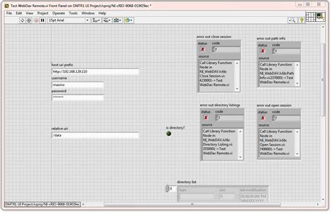 Solved Webdav Session No Error But Not Connected Ni Community
