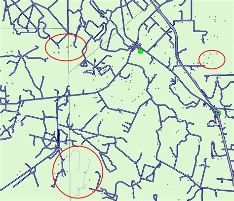 Distance Finding A Route That Ignores All Island Roads Using Arcgis Network Analyst