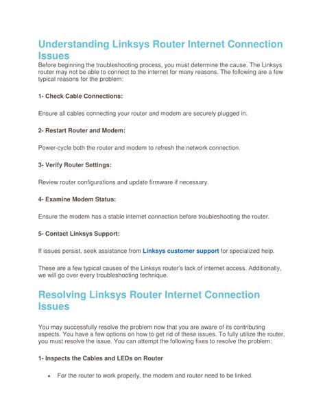 Ppt How To Resolve Linksys Router No Internet Connection Issue Powerpoint Presentation Id