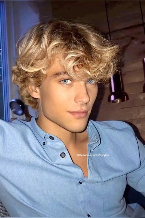 Handsome Blonde Men With Blue Eyes