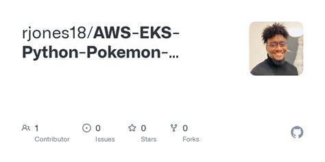 GitHub Rjones AWS EKS Python Pokemon Pokedex App
