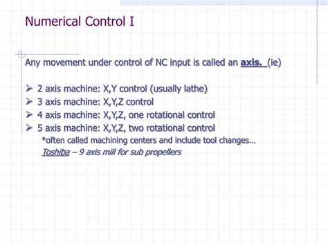 ppt numerical control i powerpoint presentation free download id
