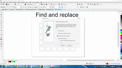 Corel Draw Tips And Tricks Find And Replace More Info Youtube