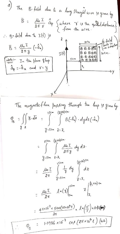 Answered The Square Loop Shown In Fig P Bartleby