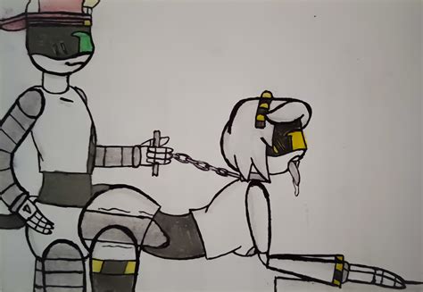 Rule 34 Ass Breasts Duo Female Genitals Glitch Productions Hi Res Humanoid Machine Male Male