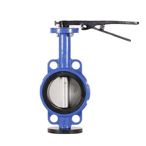 Pn16 Class150 Wafer Type Carbon Steel Stainless Steel Butterfly Valve