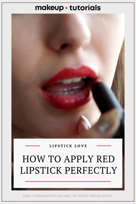 How To Apply Red Lipstick Perfectly Video Video Makeup Tutorial