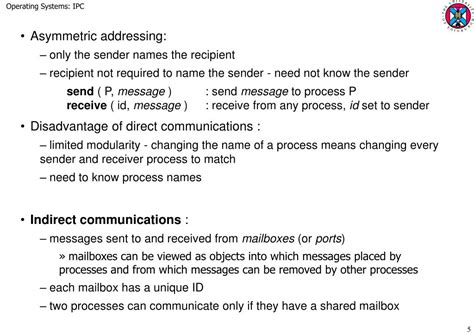 Ppt Inter Process Communication Message Passing Powerpoint
