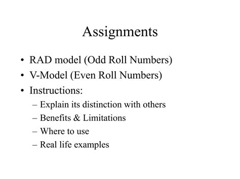software process model ppt