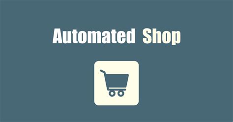 Automated Shop Utilities Tools Unity Asset Store