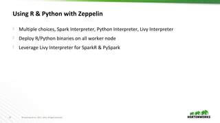 Running Zeppelin In Enterprise PPT